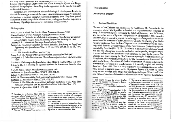 (PDF) The Didache [Theology]