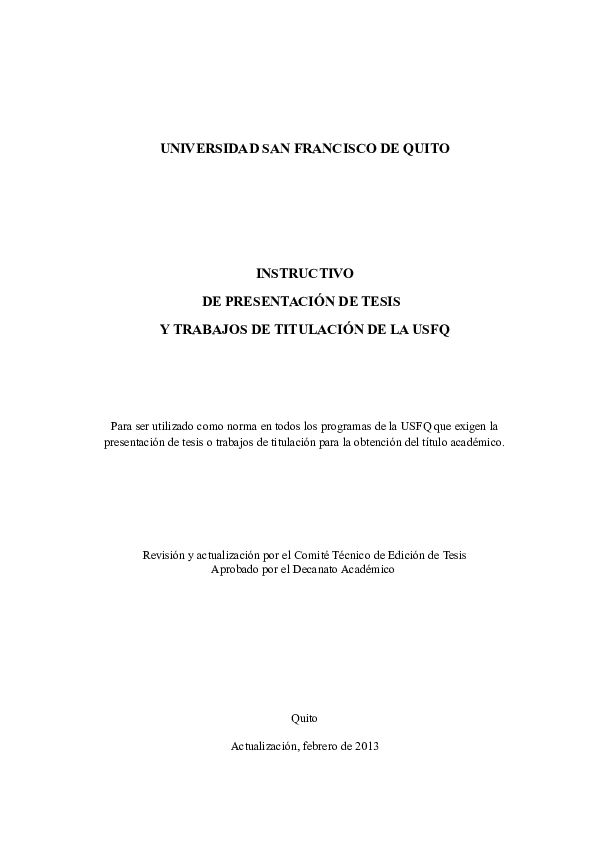(DOC) Instructivo presentacion tesis plantilla 130214