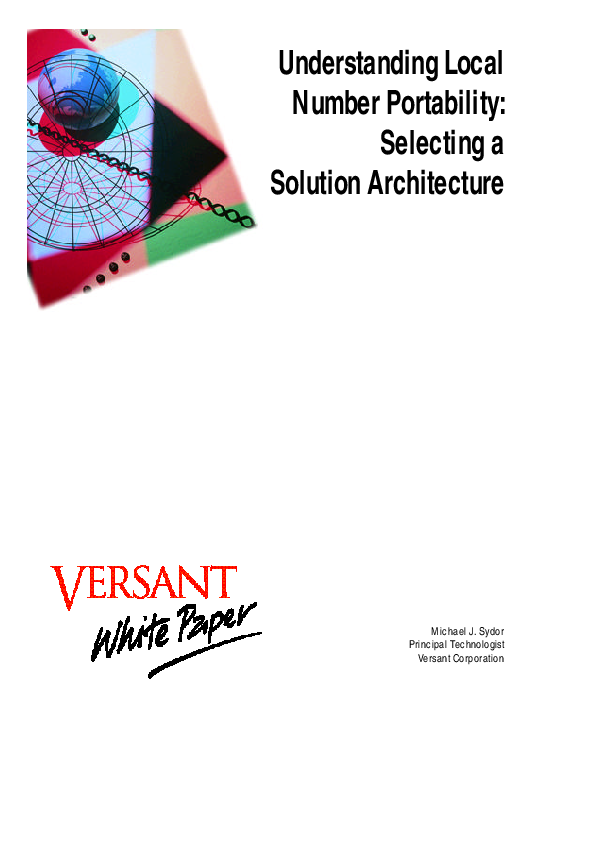 (PDF) Understanding Local Number Portability: Selecting a Solution ...