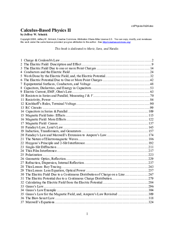 (PDF) Calculus-Based Physics II