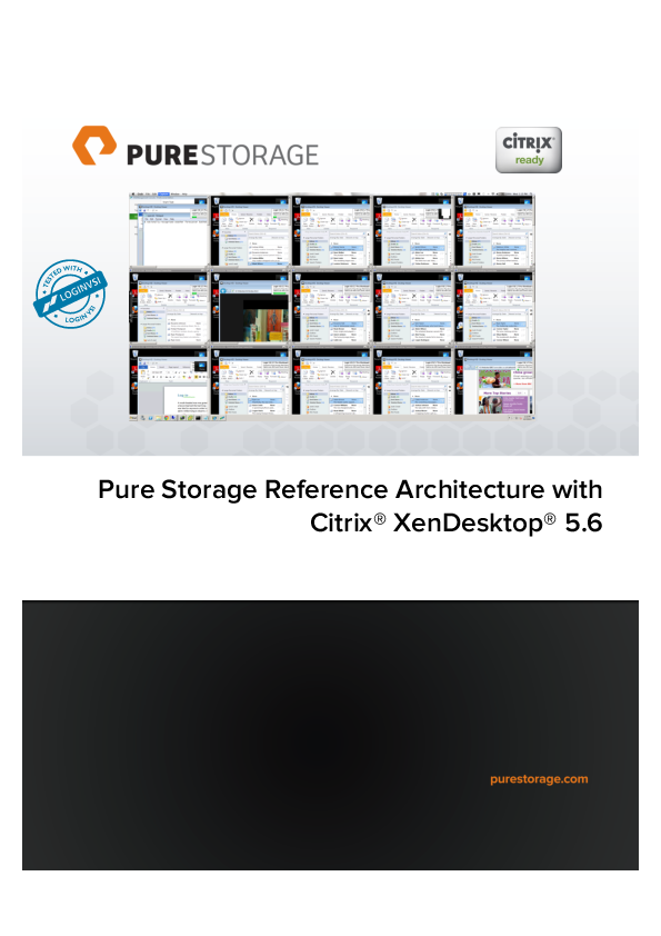 Pdf Pure Storage Reference Architecture With Citrix® Xendesktop® 5 6