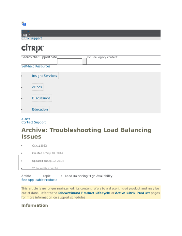(DOC) Citrix commands