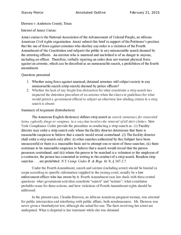 (DOC) Annotated Outline