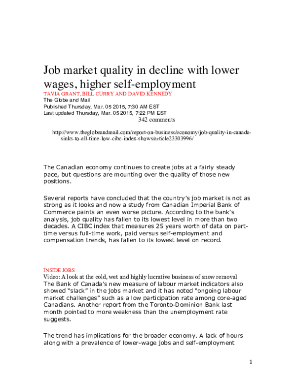quality of jobs index