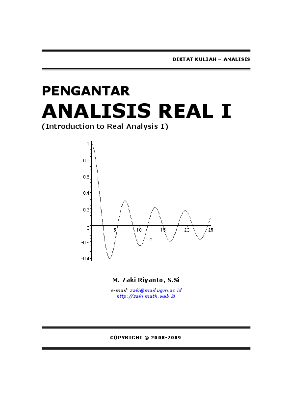 (PDF) Analisis Real