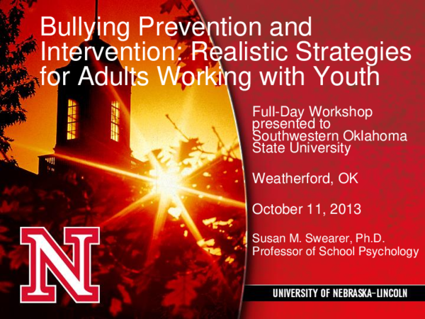 (PDF) Bullying Prevention and Intervention: Realistic Strategies for ...