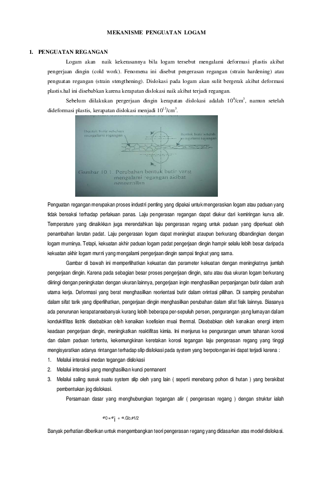 (PDF) MEKANISME PENGUATAN LOGAM
