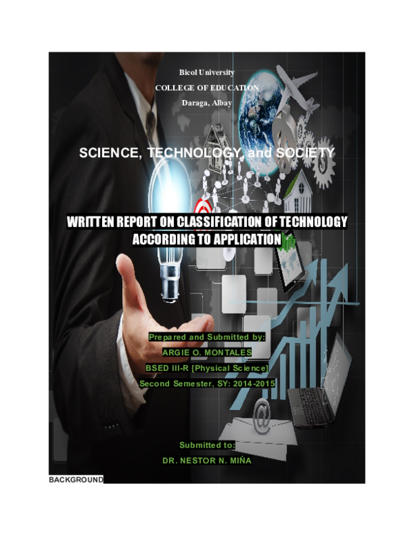 (DOC) SCIENCE, TECHNOLOGY, and SOCIETY WRITTEN REPORT ON CLASSIFICATION ...