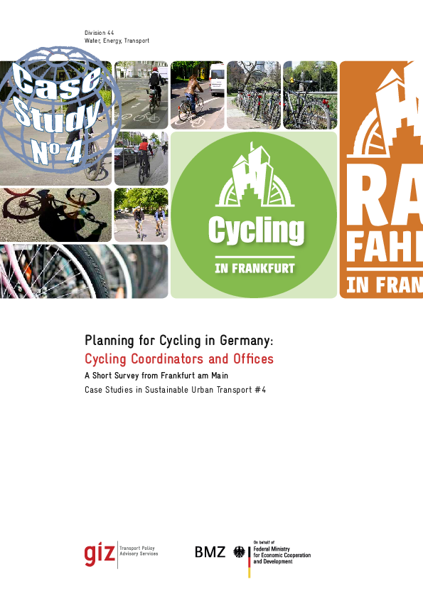 (PDF) Planning for Cycling in Germany: Cycling Coordinators and Offices ...