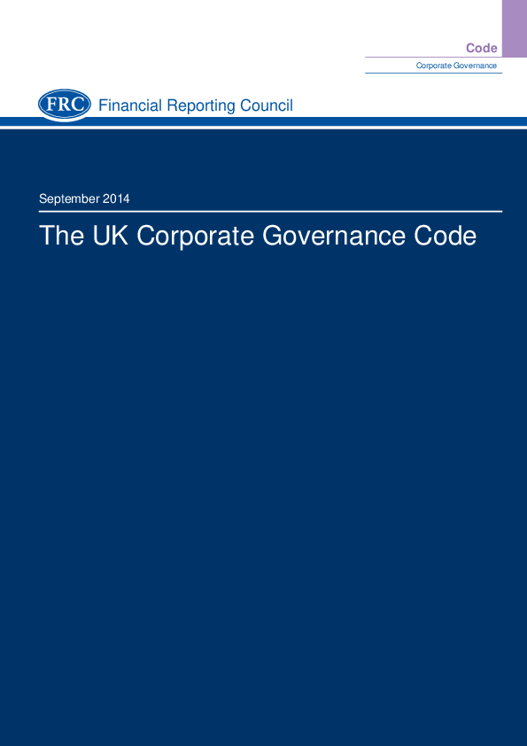(PDF) The UK Corporate Governance Code Financial Reporting Council