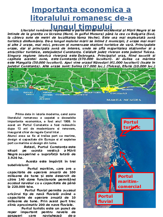 (PPT) O scurta prezentare a litoralului romanesc