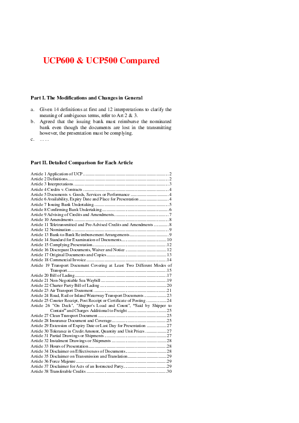 (PDF) DIFFERENCE BETWEEN UCP 500 V UCP600
