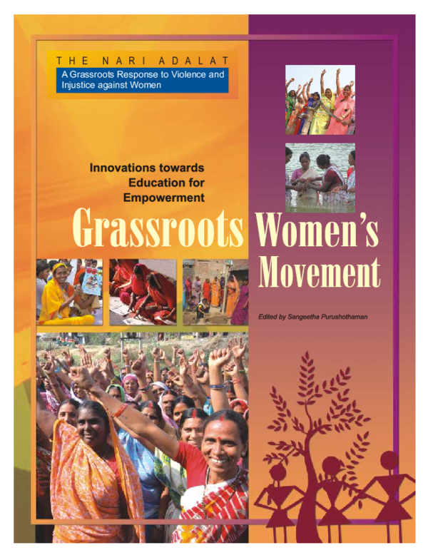 (PDF) The Nari Adalat: A Grassroots Response to Violence and Injustice against Women