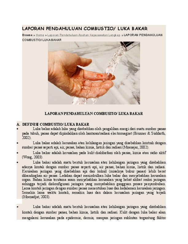 (DOC) LAPORAN PENDAHULUAN COMBUSTIO
