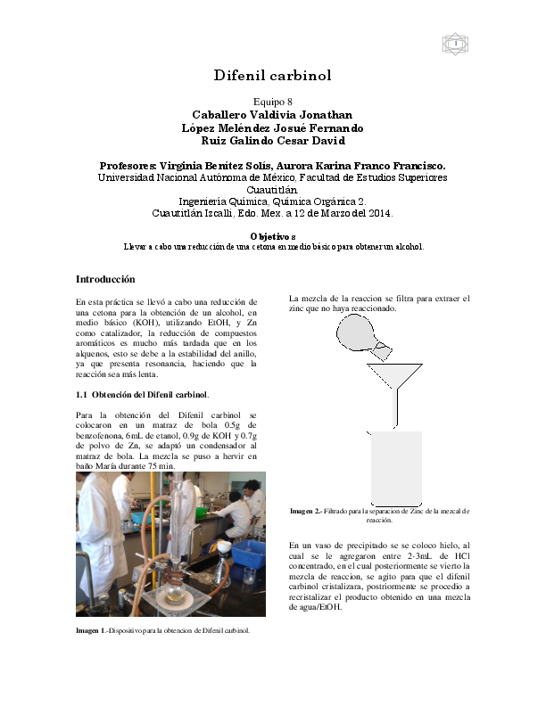 (PDF) Sintesis de Compuestos Organicos (LQOII)