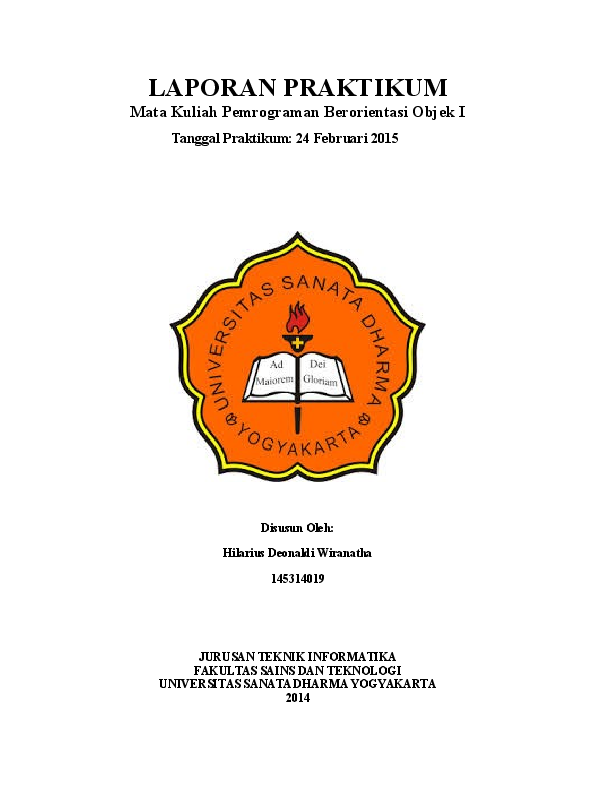 Laporan Pemrograman Java