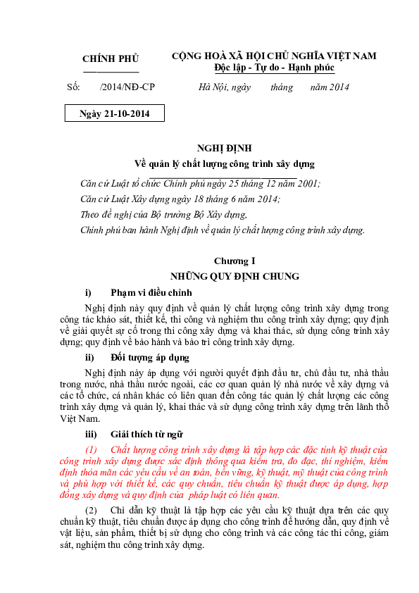 (DOC) CHÍNH PHỦ S : /2014/ NĐ-CP C NG HOÀ XÃ H I CH NGHĨA VI T NAM NGH Đ NH