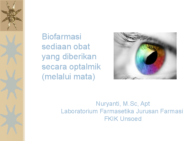 (PPT) 4-biofarmasi-sediaan-obat-yang-diberikan-secara-optalmik