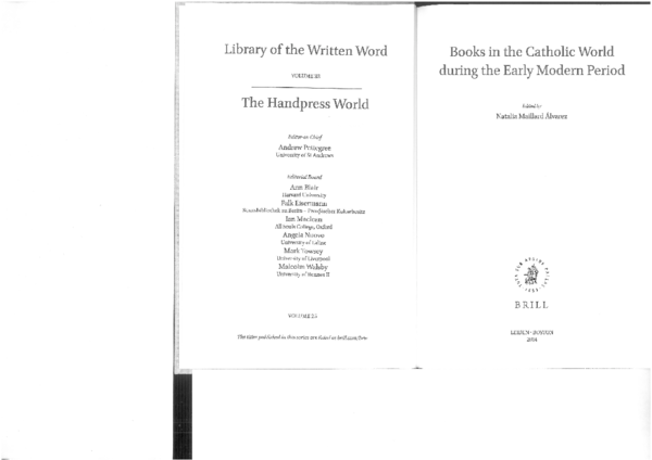 (PDF) Communitas Christiana. The Sources of Christian Tradition in the ...