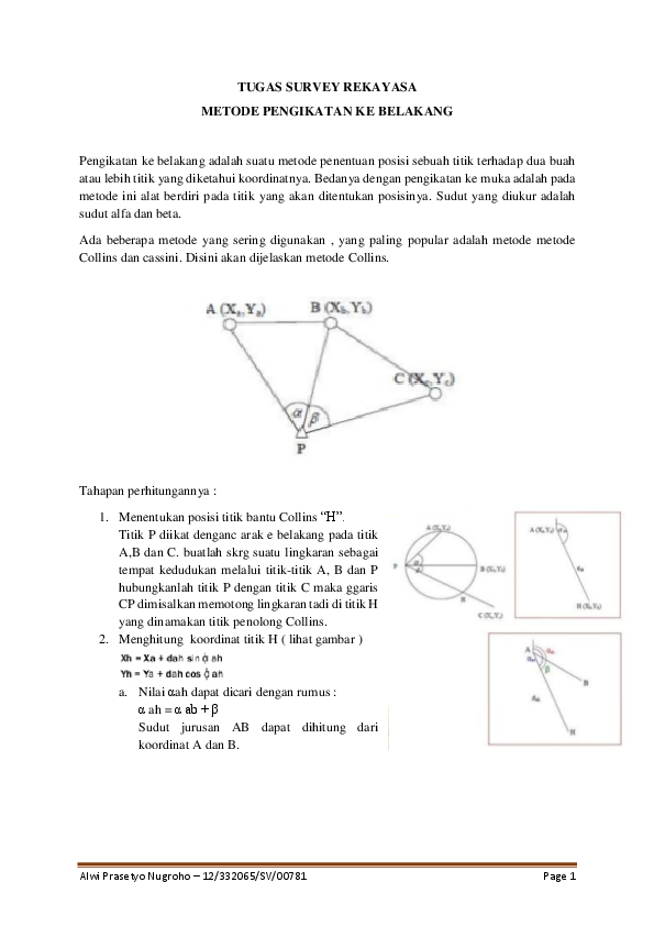 (PDF) Metode Resection