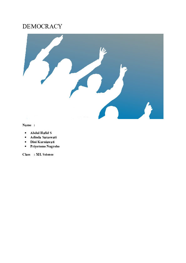 (DOC) DEMOCRACY