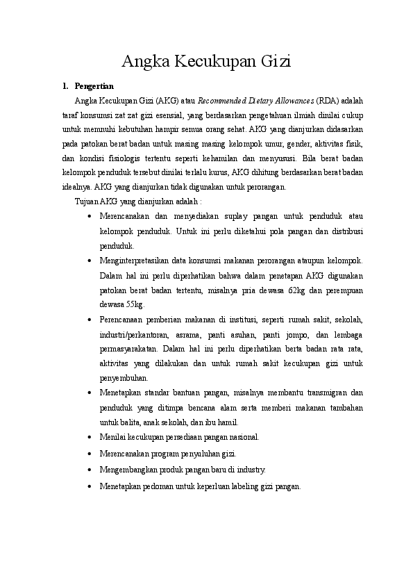 (DOC) Angka Kecukupan Gizi