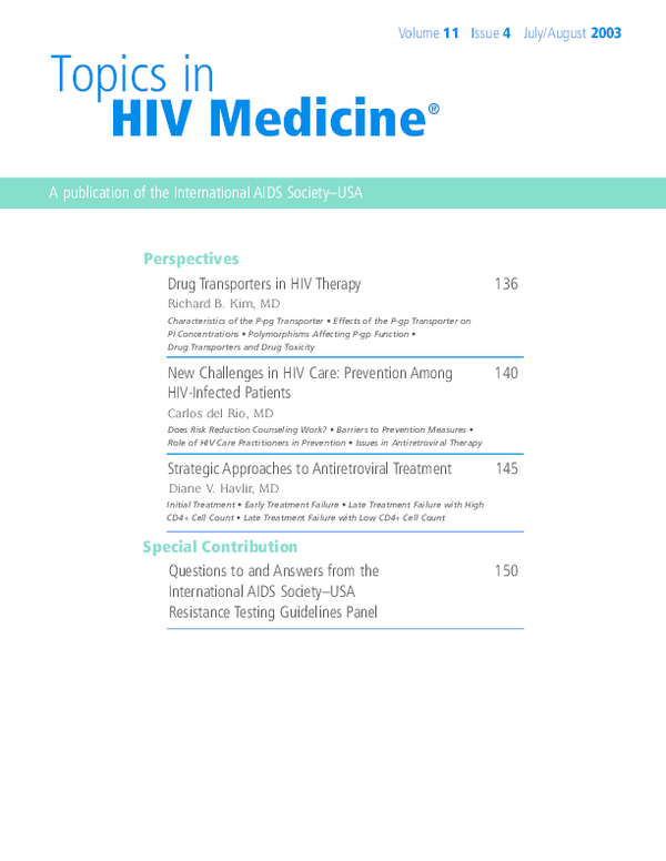 (PDF) Prevention of HIV-1 infection with early antiretroviral therapy ...