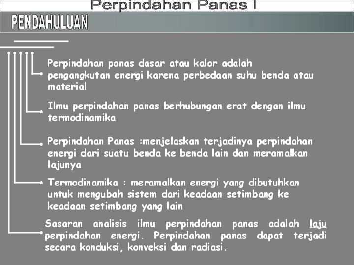 (PPT) Prinsip Perpindahan Panas