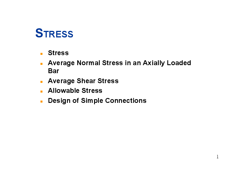(PDF) Average Normal Stress in an Axially Loaded Bar Average Shear ...