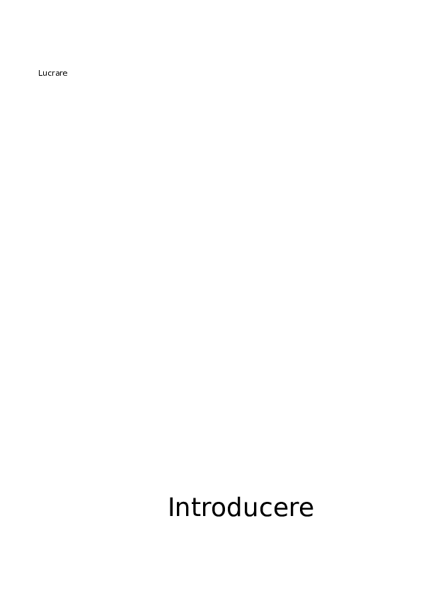 (DOC) Lucrare