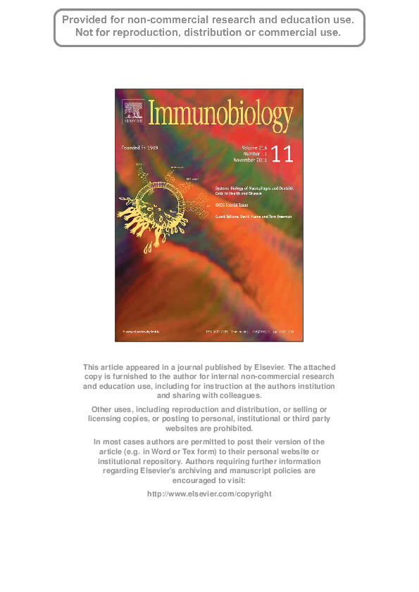 (PDF) Systems biology of infectious diseases: a focus on fungal infections