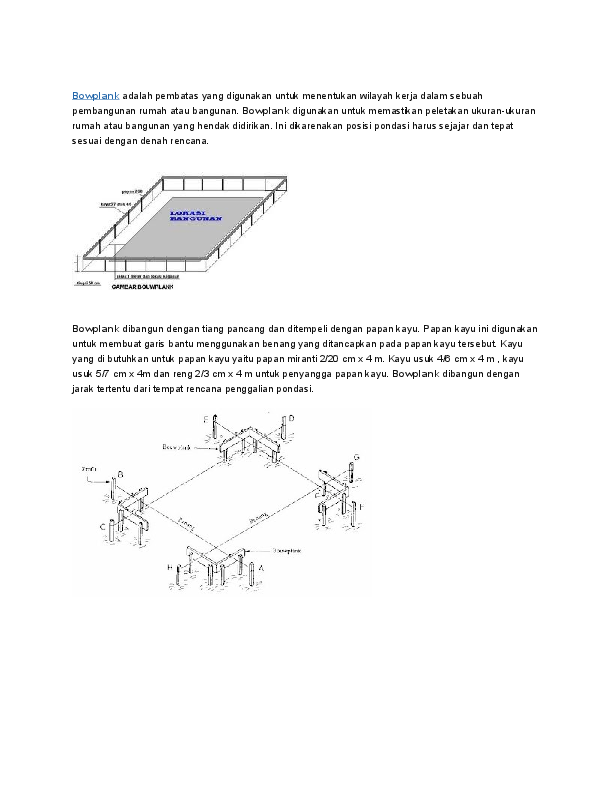 (DOC) Kayu untuk pekerjaan bouwplank
