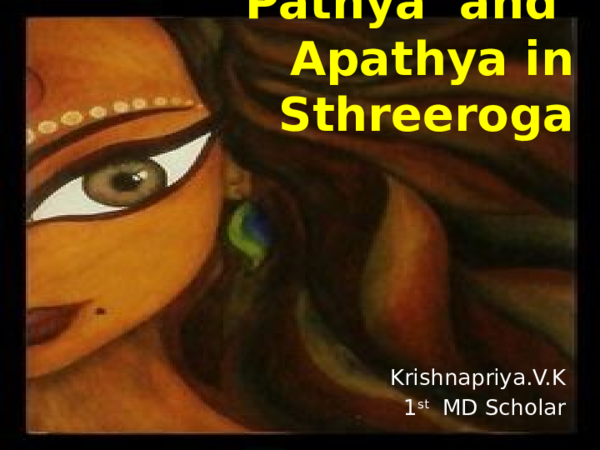 (PPT) pathya and apathya in sthree roga