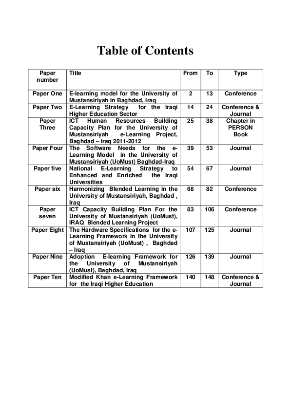 (PDF) e-learning papers