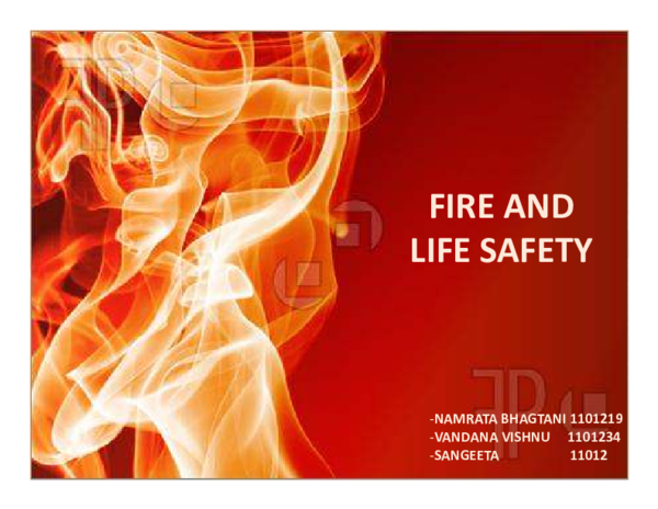 (PDF) FIRE AND LIFE SAFETY
