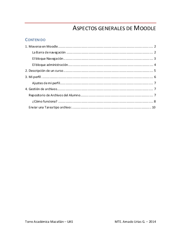 (PDF) ASPECTOS GENERALES DE MOODLE