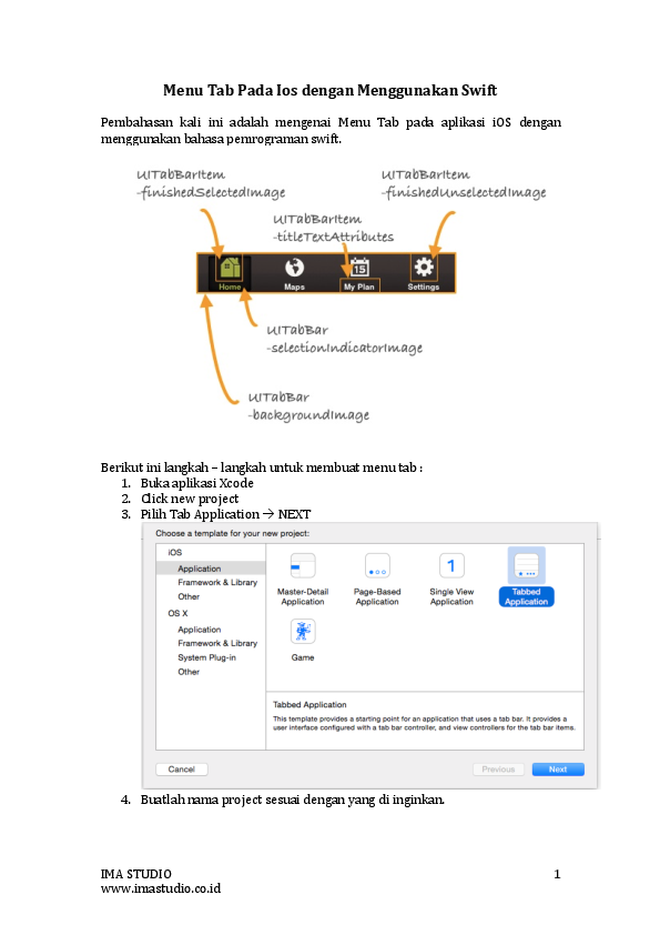 (PDF) Swift Programming : Membuat Menu Tab pada aplikasi iOS dengan ...