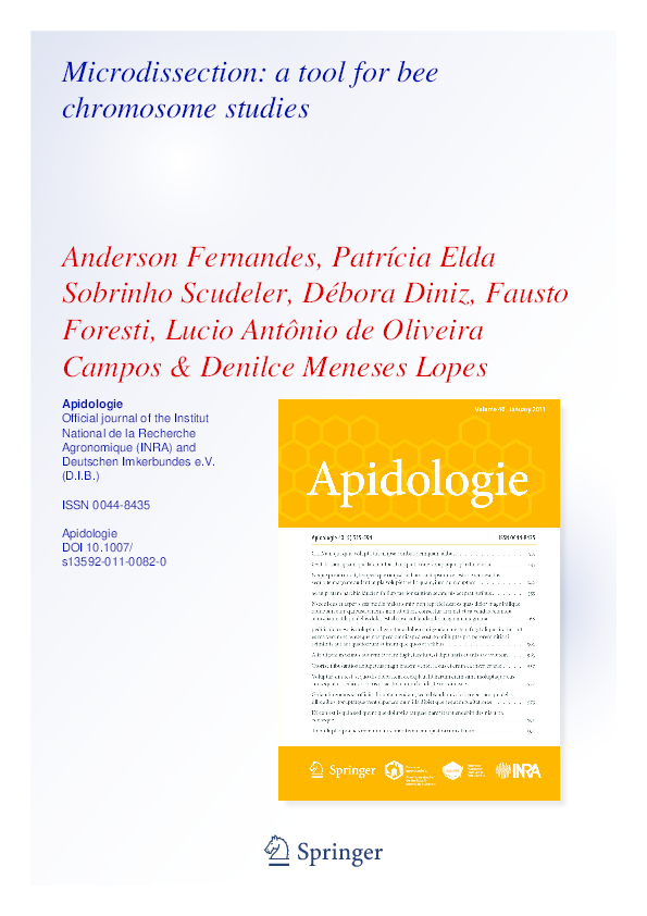 (PDF) Microdissection: a tool for bee chromosome studies
