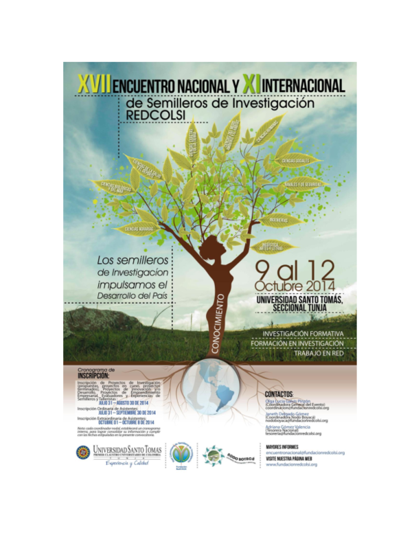 (PDF) Fundación Red Colombiana de Semilleros de Investigación RedCOLSI XVII Encuentro Nacional y ...