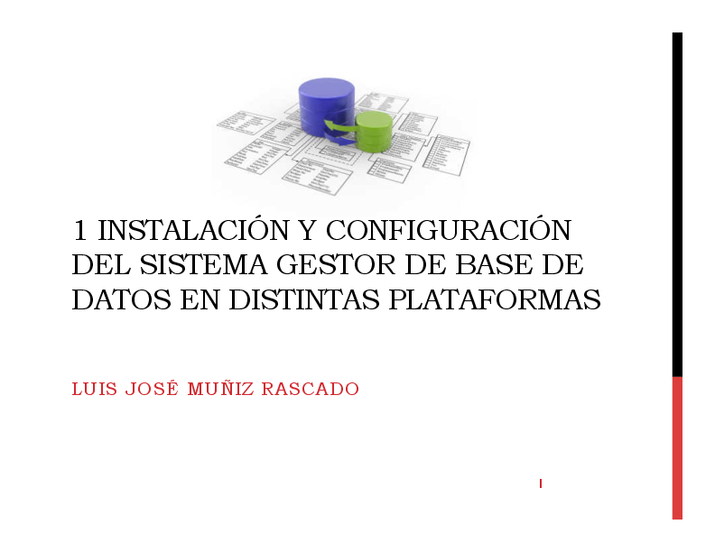 (PDF) 1 INSTALACIÓN Y CONFIGURACIÓN DE POSTGRES