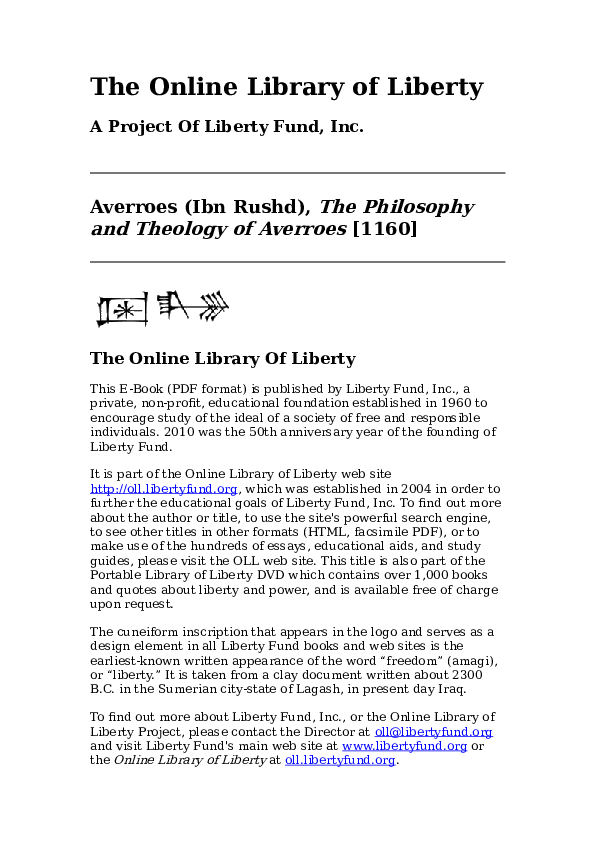 (PDF) The Online Library of Liberty