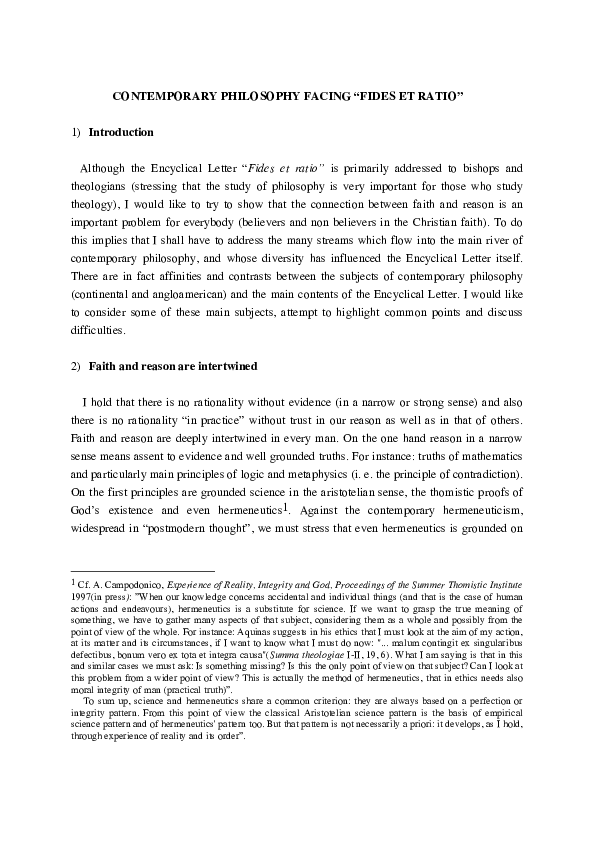 (PDF) Faith and Reason.pdf | Paul Faller - Academia.edu
