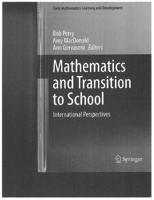 Pdf Scaling Up Early Mathematics Interventions Transitioning With Trajectories And Technologies