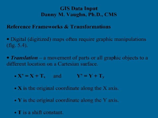 (PPT) GIS DATA INPUT