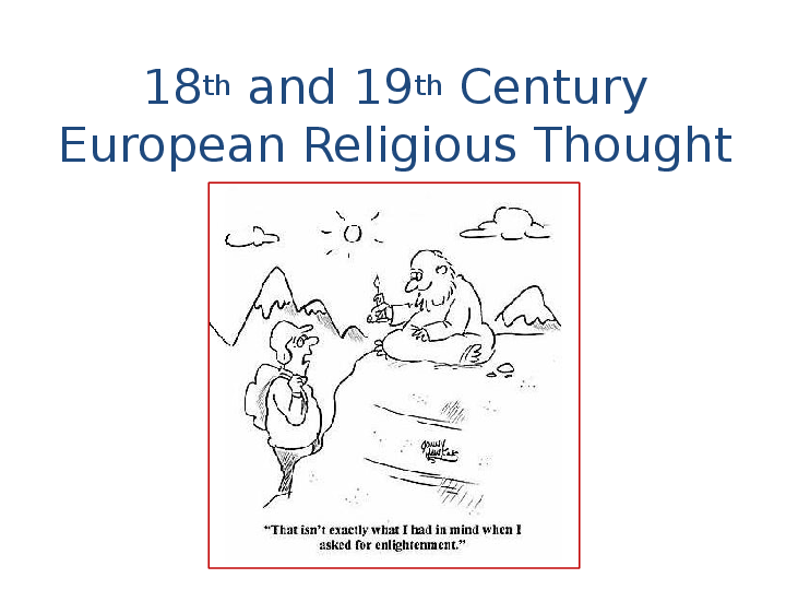 (PPT) 19th Century European Religion