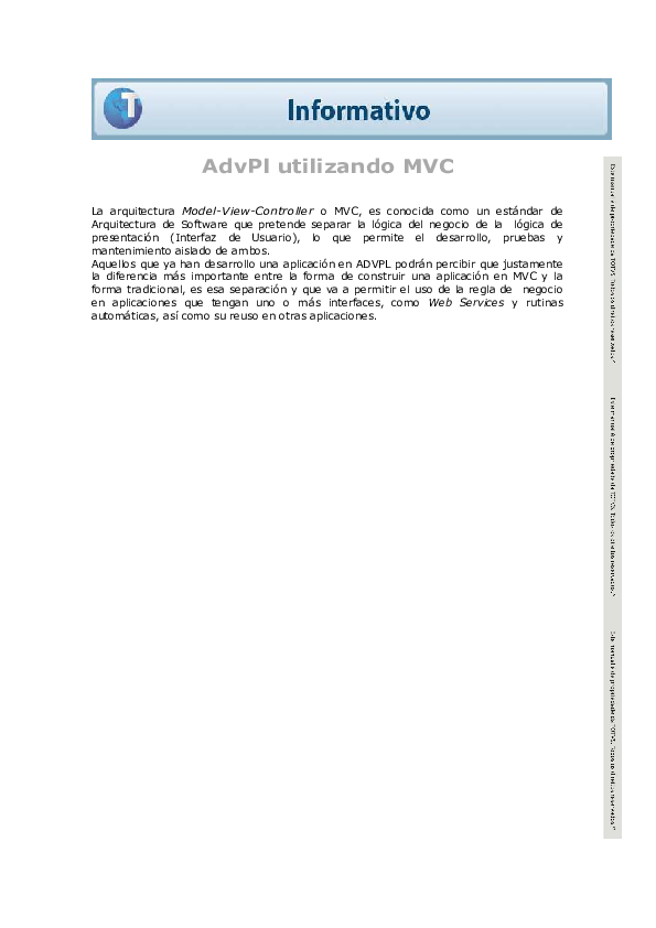 (PDF) AdvPl utilizando MVC