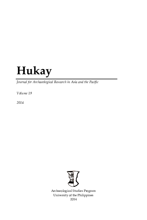 (PDF) Joan Tara Reyes (Hukay - Journal for Archaeological Research in ...