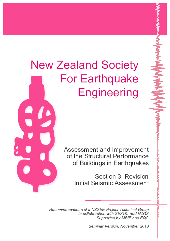 (PDF) New Zealand Society For Earthquake Engineering Assessment and ...