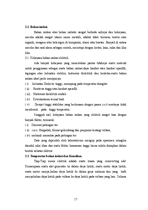 (DOC) Bahan Isolasi Listrik
