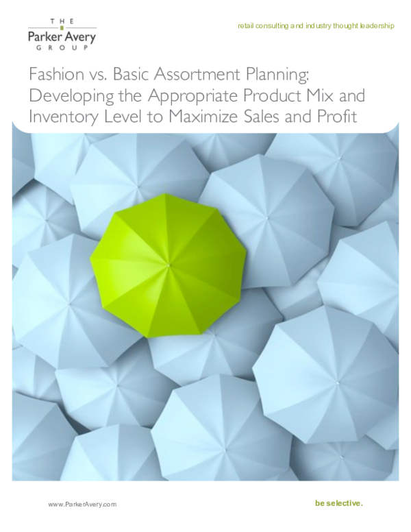 (PDF) Fashion vs. Basic Assortment Planning